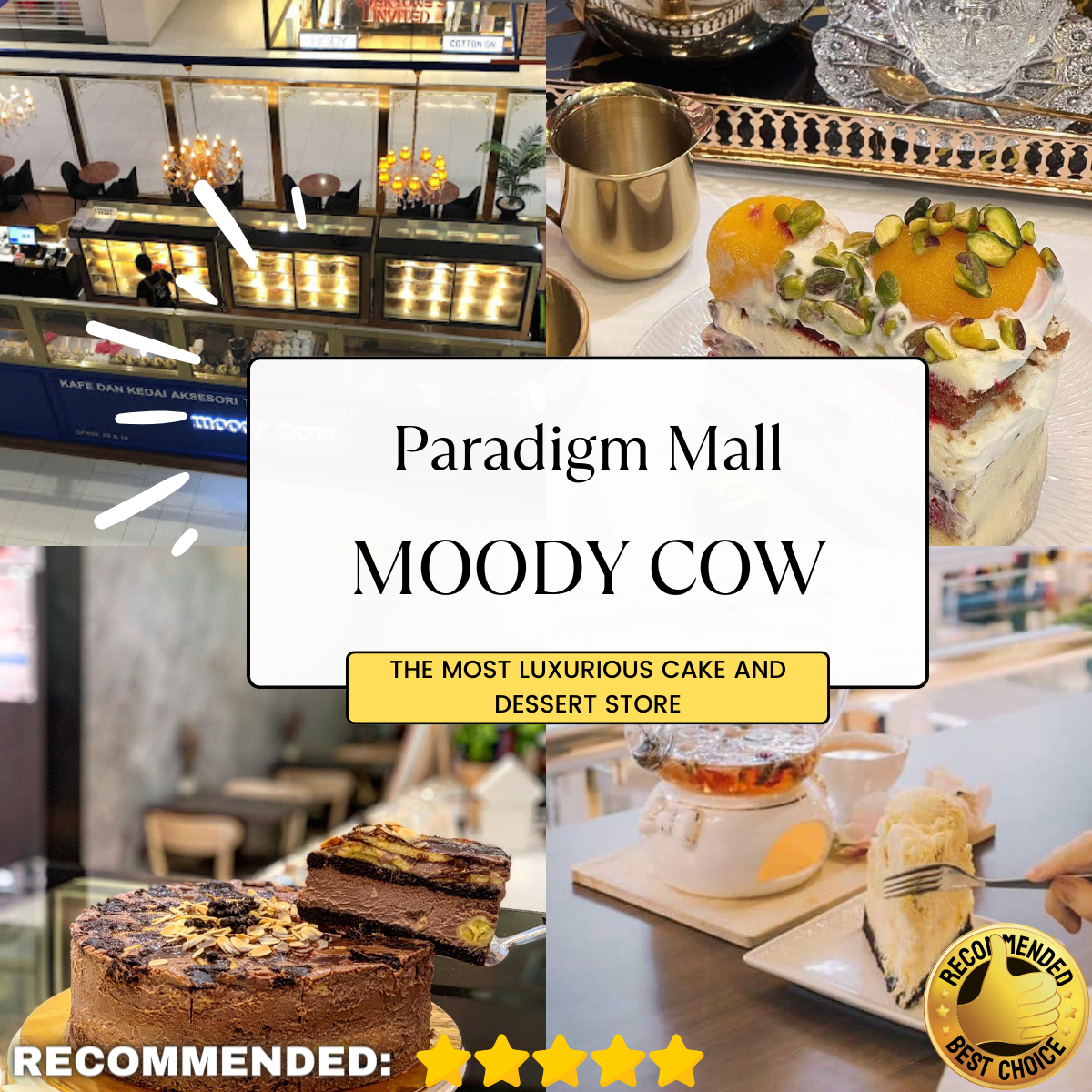Moody Cow Dessert Café in Paradigm Mall JB - A Sweet Retreat | FoodYoh