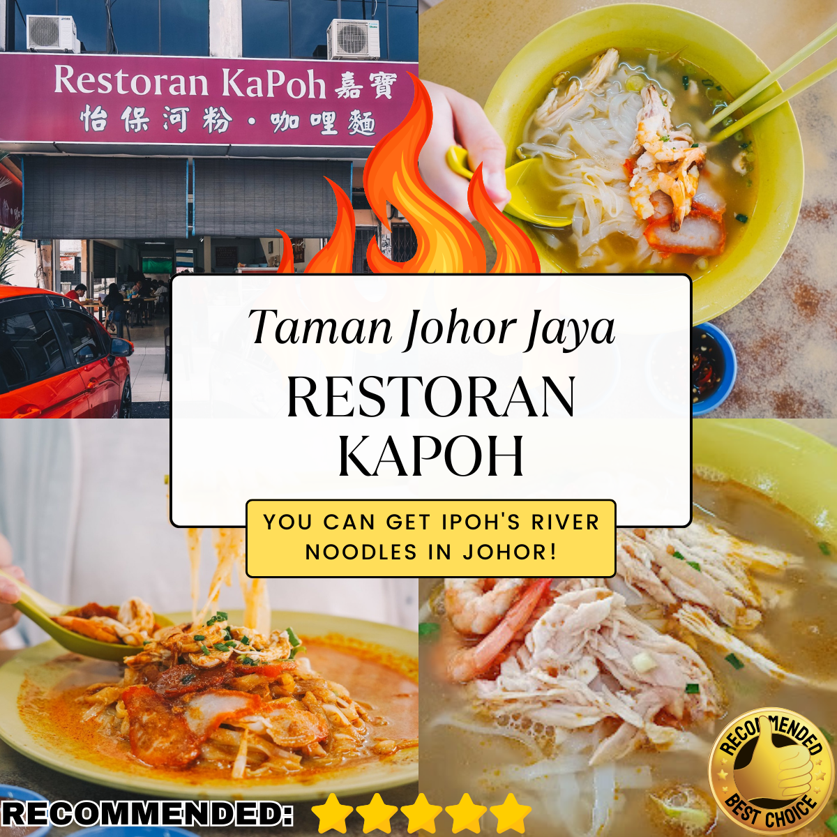 Restaurant Ka Poh - Authentic Ipoh Curry Noodles and More | FoodYoh