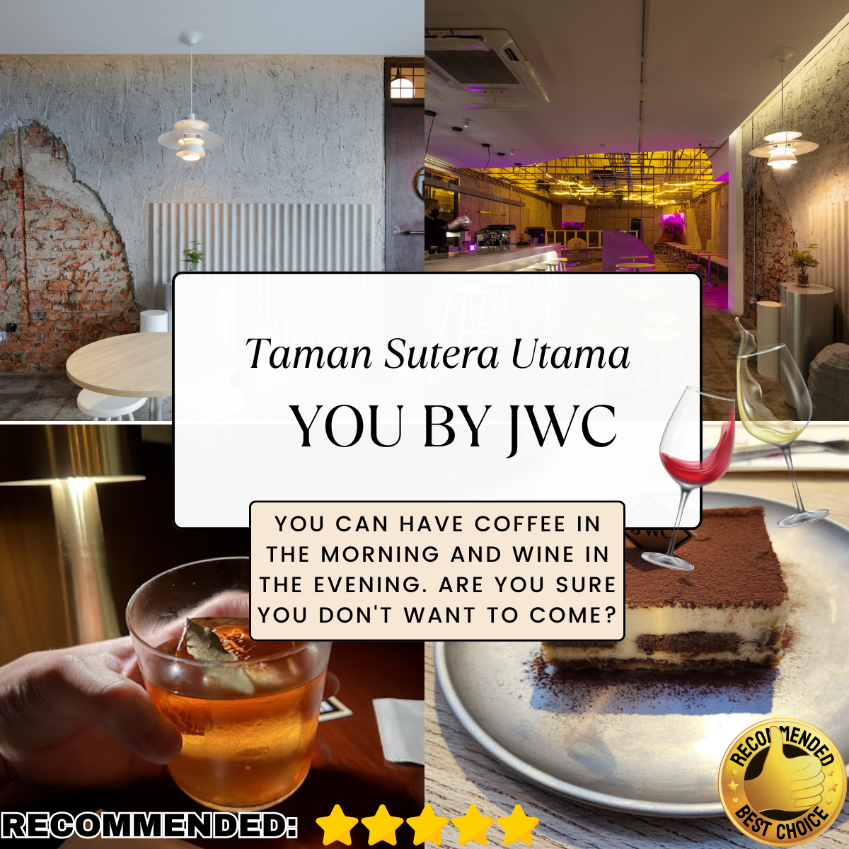 YOU BY JWC - A Unique Coffee and Bar Experience | FoodYoh