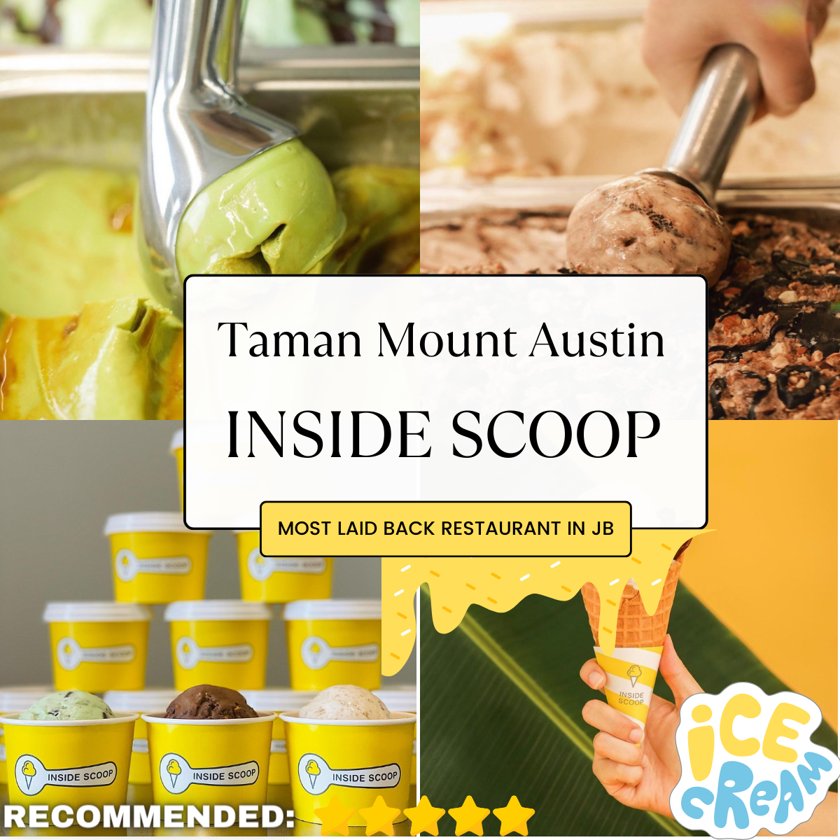 Inside Scoop - Premium Natural Ice Cream Experience | FoodYoh